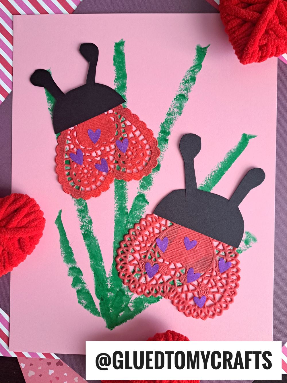 Paper Doily Craft Idea For Kids