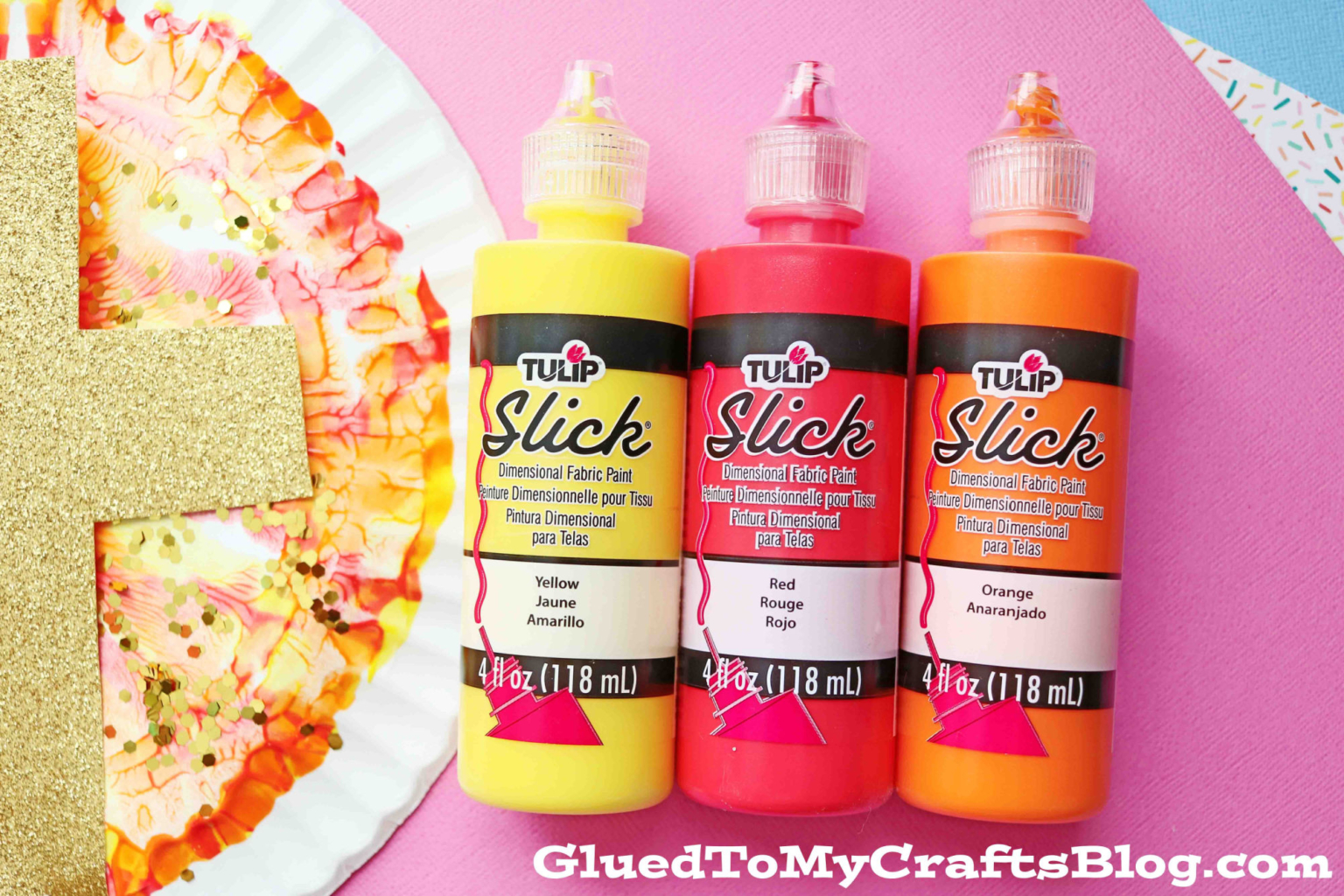 Paint Splat Easter Sunrise Craft