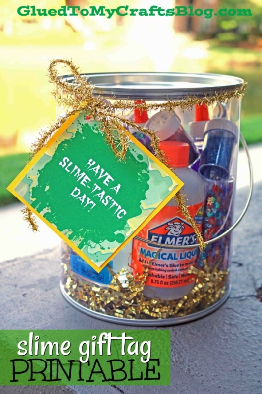 Have A Slime-Tastic Day - Free Gift Tag Printable