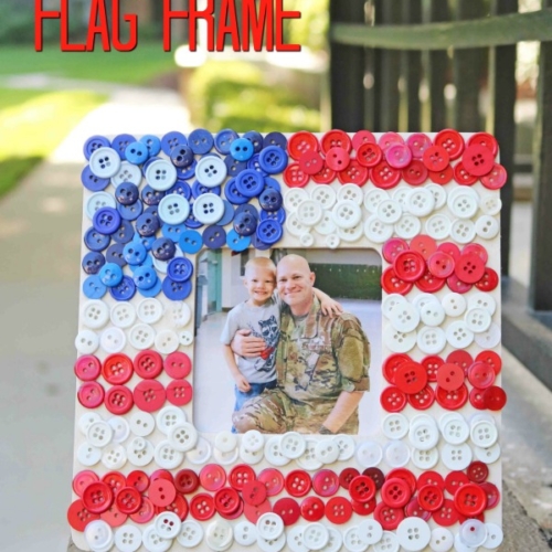 DIY Handprint Flag Patriotic Shirt