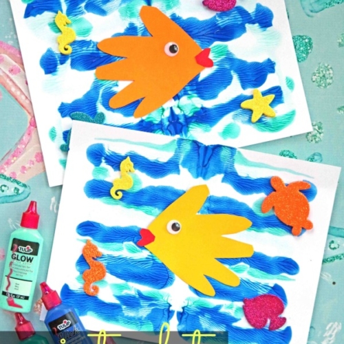 Paper Plate Surfboard Craft