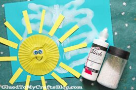 Paint Splat Sunny Day Craft Idea