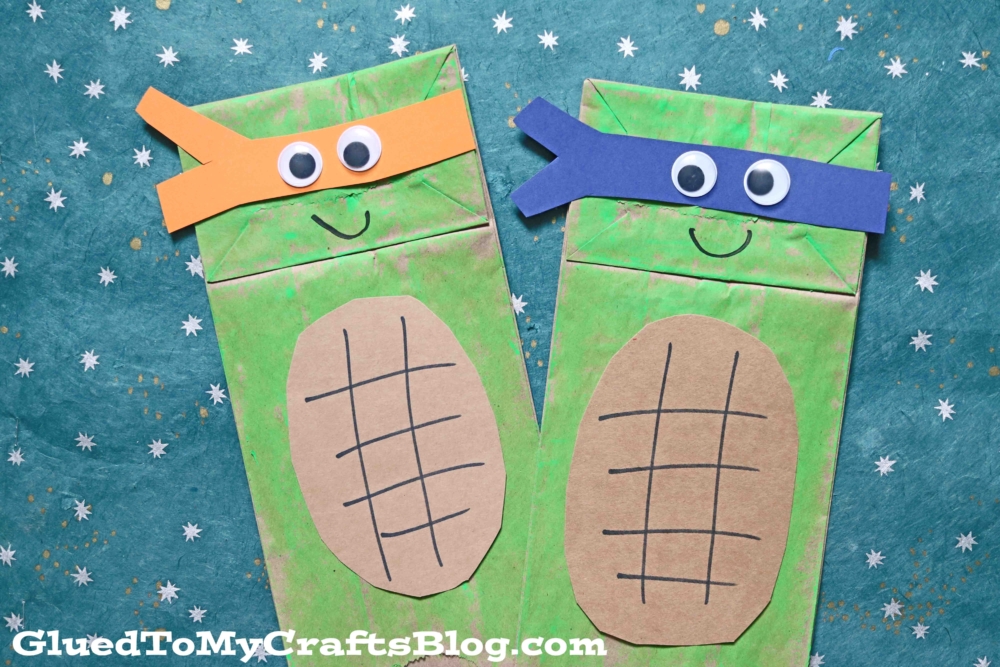 Paper Bag Ninja Turtles Craft
