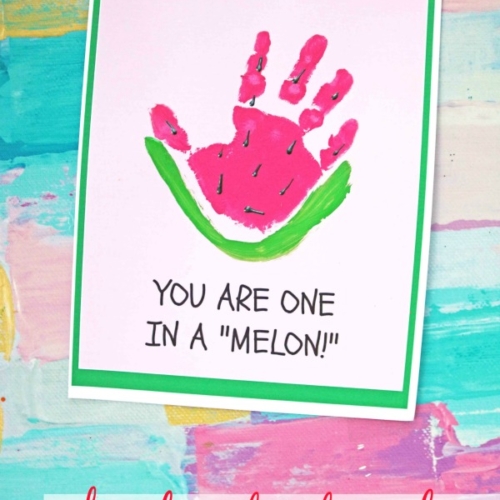Watermelon Handprint Craft