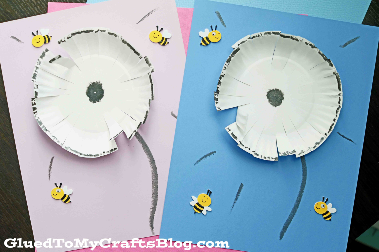 Paper Plate Dandelion Art Craft