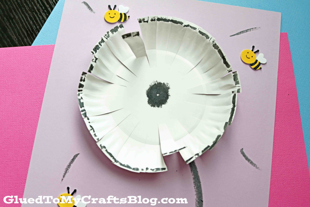 Paper Plate Dandelion Art Craft