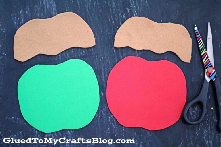 Felt Caramel Apple Craft For Kids