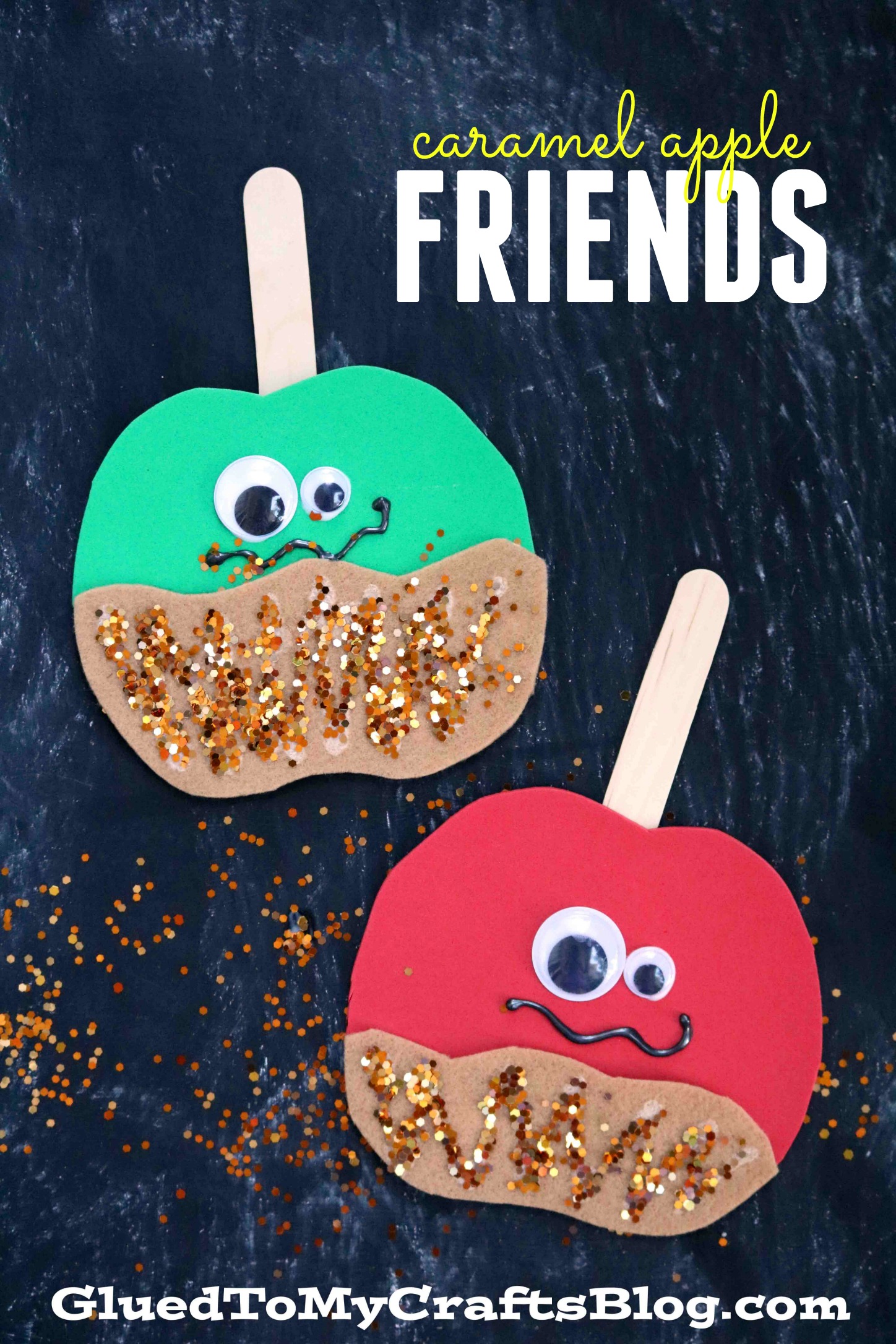 Felt Caramel Apple Craft For Kids