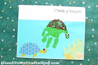 Turtle-y Love You - Make a Handprint Turtle Keepsake