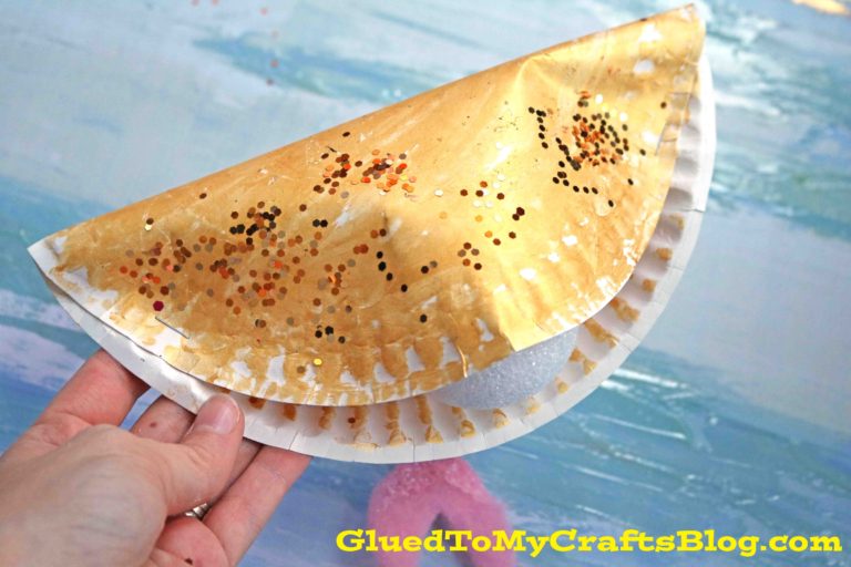 Paper Plate Oyster Craft Idea For Kids