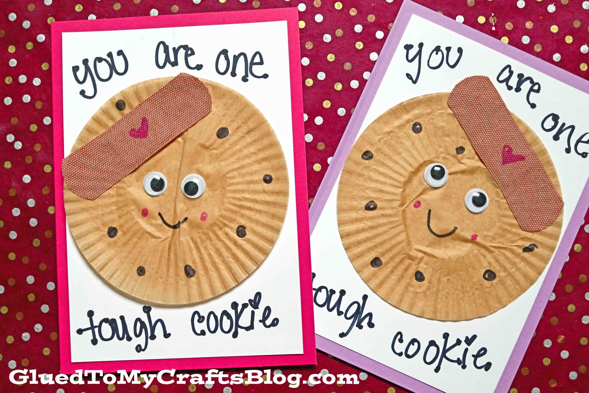Cupcake Liner Tough Cookie Card