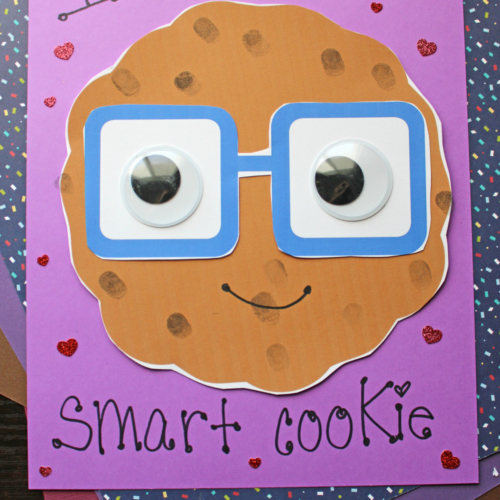 Thumbprint Smart Cookie Craft Idea For Kids
