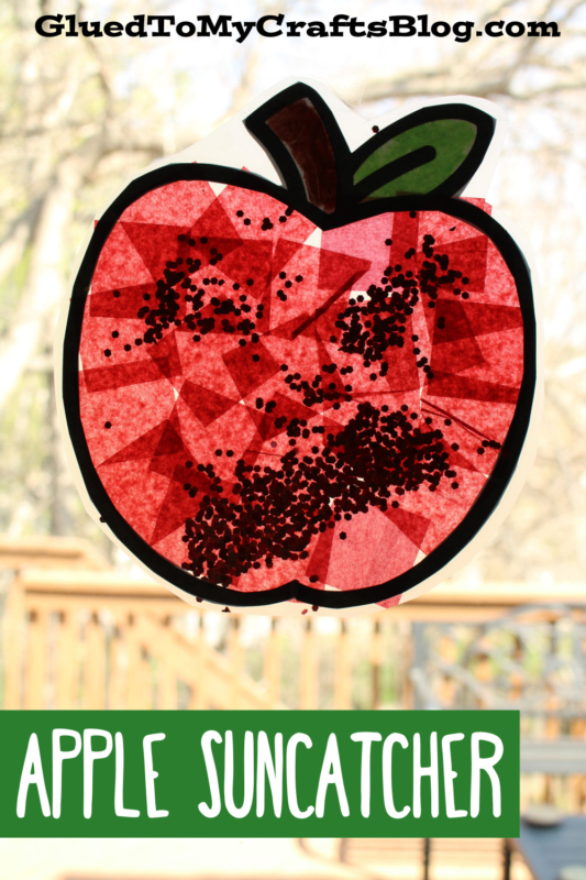 Stained Glass Apple Craft Idea For Fall