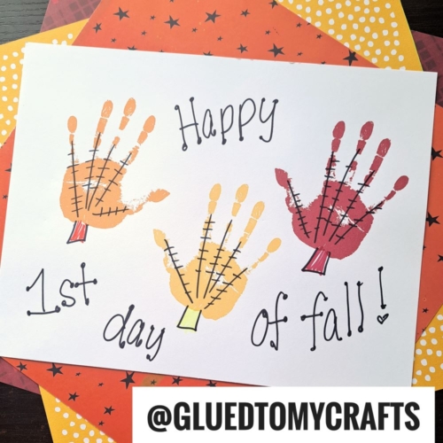 Creative Fall Handprint Keepsake Ideas
