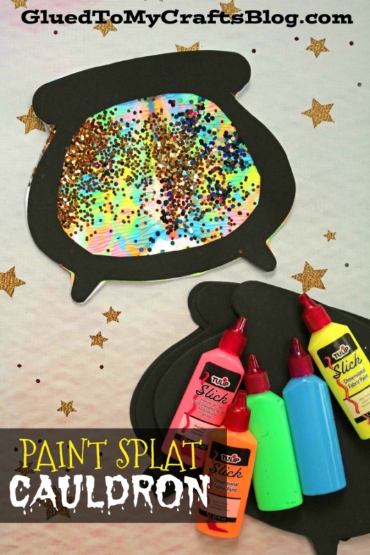 Paint Splat Crafts From Glued To My Crafts