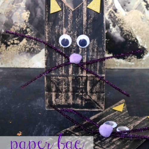 Paper Bag Black Cat Craft