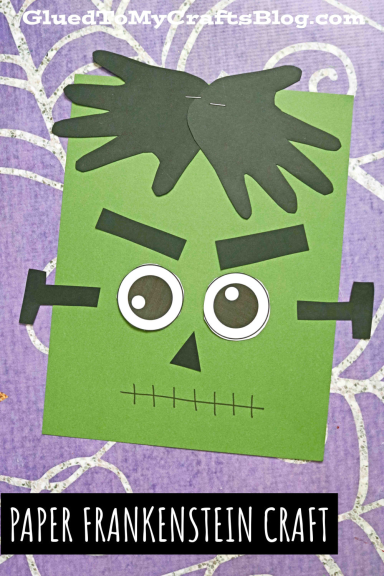 Handprint Frankenstein Keepsake Craft Idea