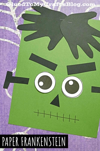 Handprint Frankenstein Keepsake Craft Idea