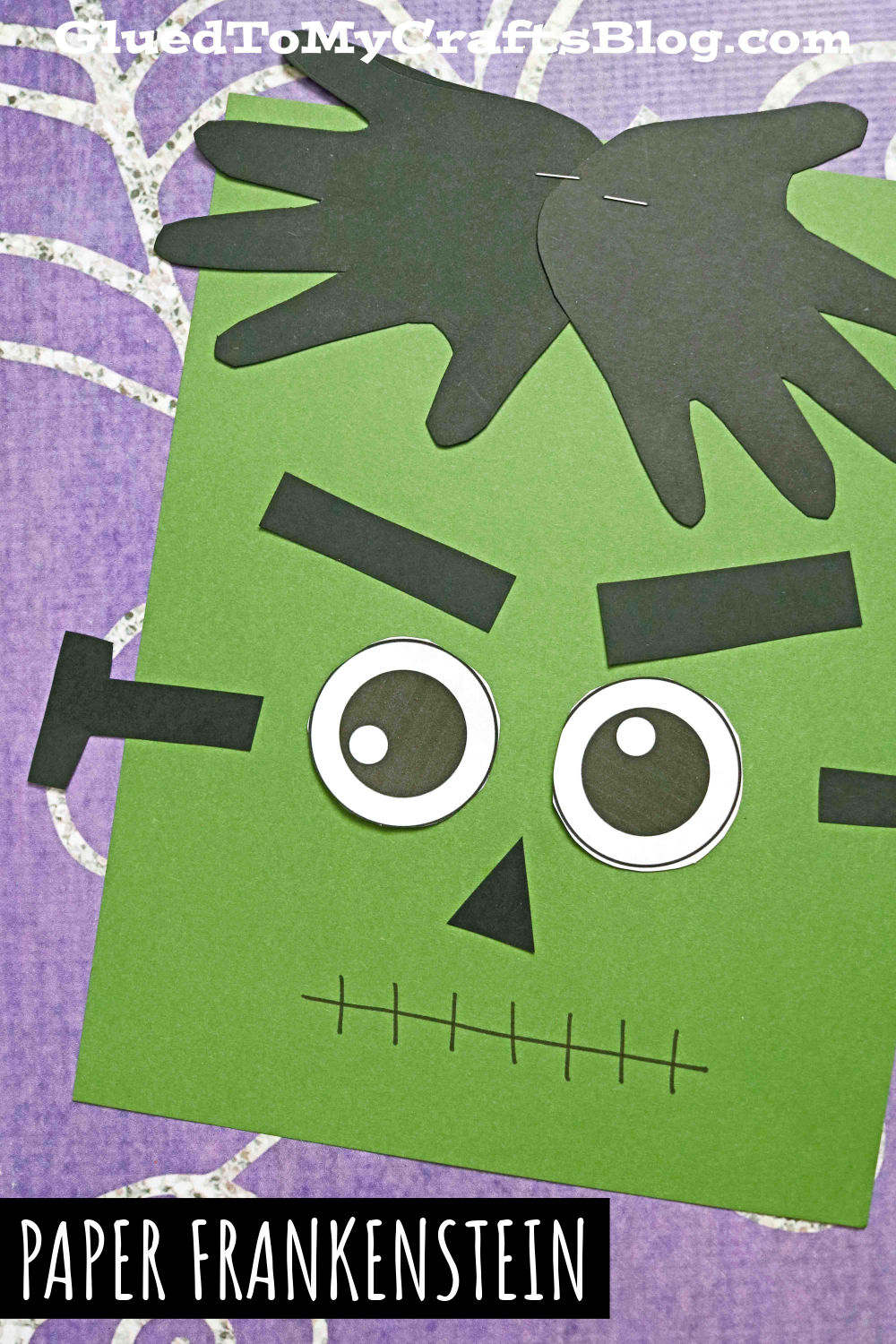 Handprint Frankenstein Keepsake Craft Idea