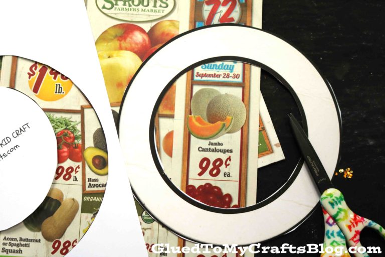 Thanksgiving Dinner Plate Craft Idea For Kids