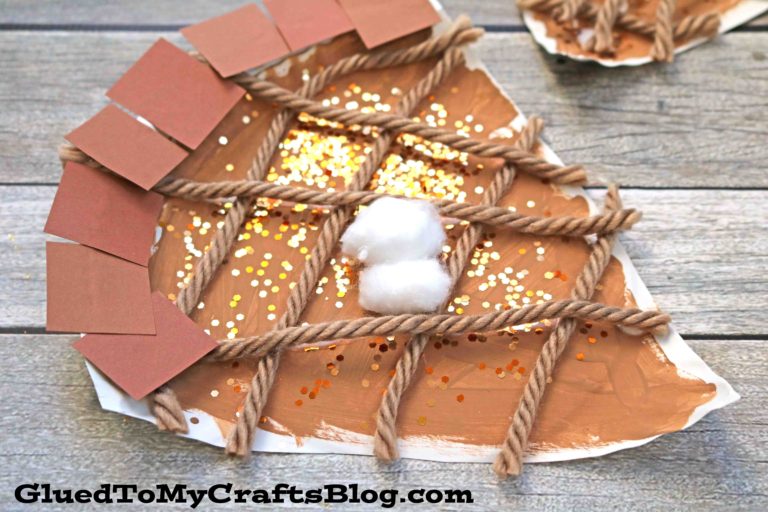 Paper Plate Apple Pie Slice Craft