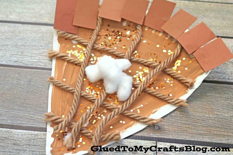 Paper Plate Apple Pie Slice Craft Idea For Thanksgiving
