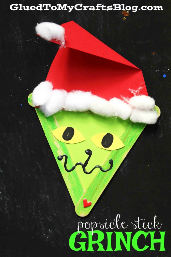 Popsicle Stick Grinch & Friends