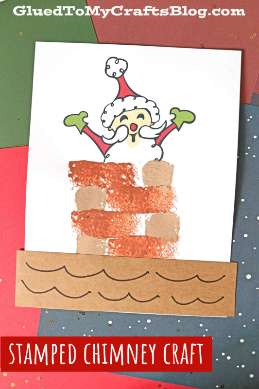 Stamped Christmas Chimney Craft
