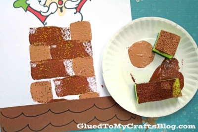 Stamped Christmas Chimney Craft