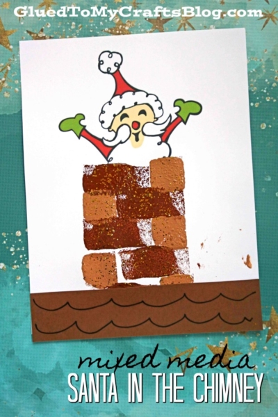 Stamped Christmas Chimney Craft