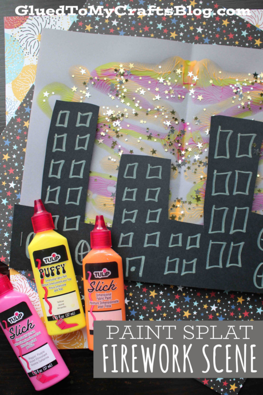 Paint Splat Crafts From Glued To My Crafts