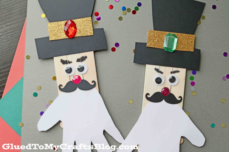 Popsicle Stick Nutcracker Craft Idea For Christmas