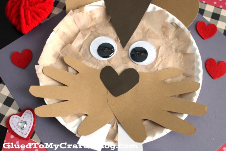 Paper Plate Groundhog Craft Idea For Groundhog's Day