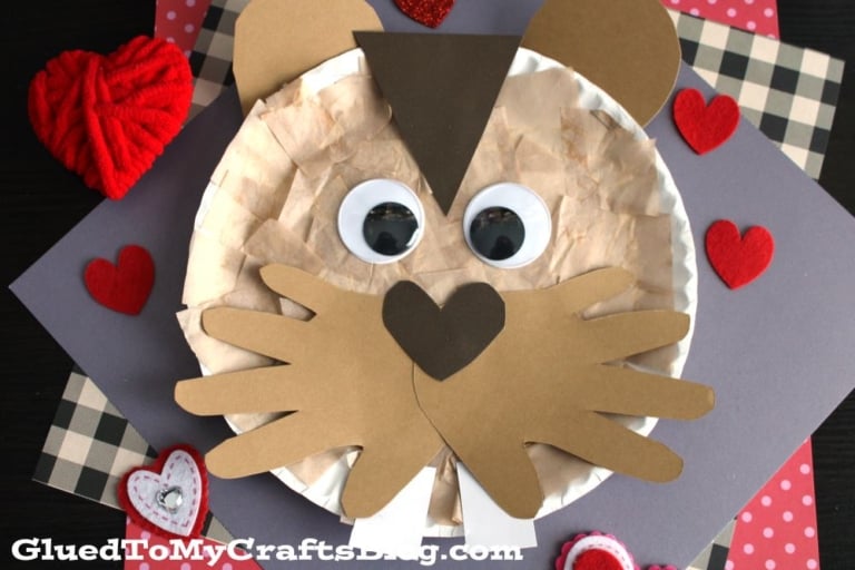 Paper Plate Groundhog Craft Idea For Groundhog's Day
