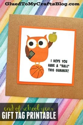 Free End of School Year Gift Tag Printables For You To Enjoy!