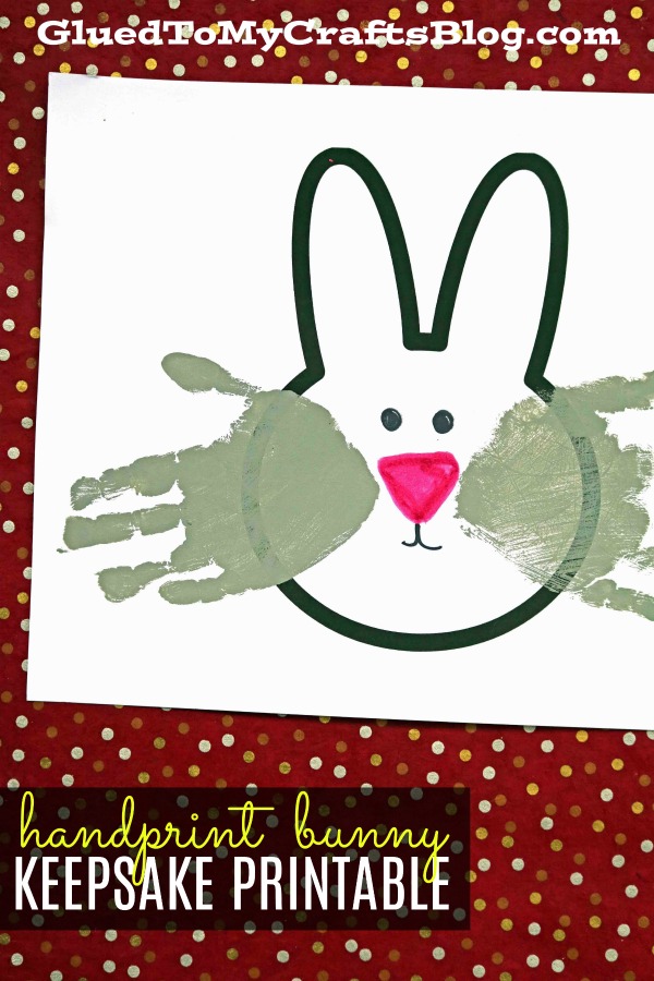 Handprint Bunny Keepsake
