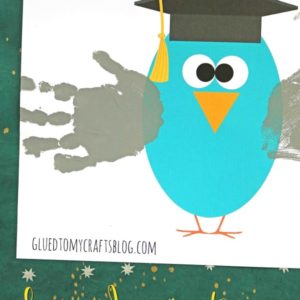 Graduation Handprint Owl Keepsake