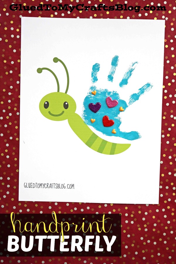 Handprint Butterfly Keepsake - Spring Kid Craft Idea