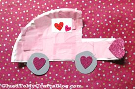 Paper Plate Love Bug Car Craft