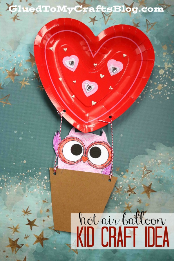 Valentine Hot Air Balloon Craft