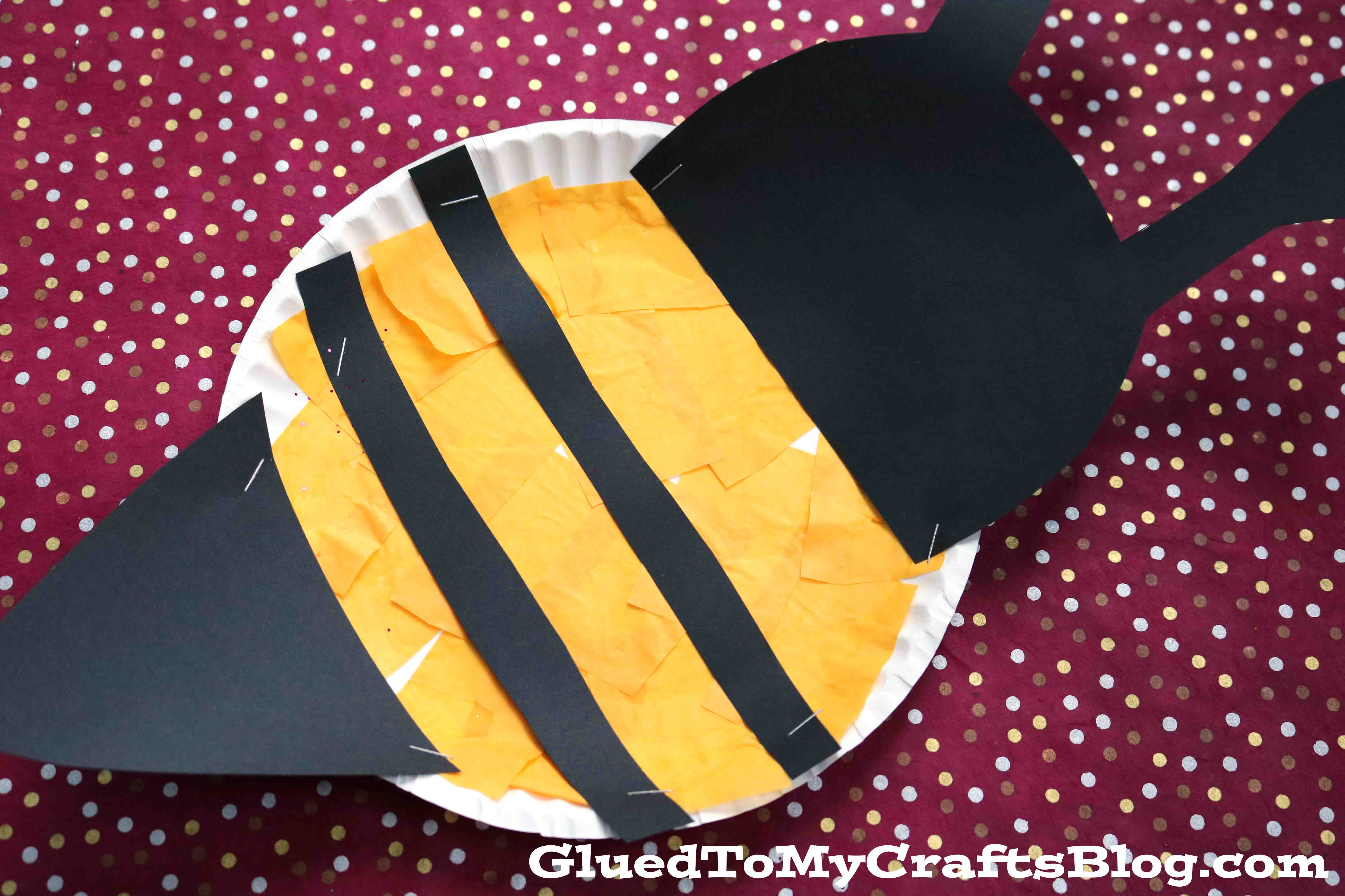 Paper Plate Honey Bee Craft