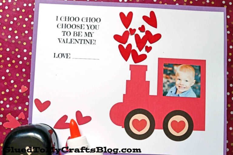 Choo Choo Choose You To Be My Valentine Craft Idea