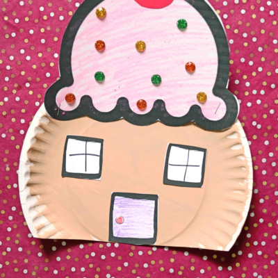 Paper Plate Surfboard Craft