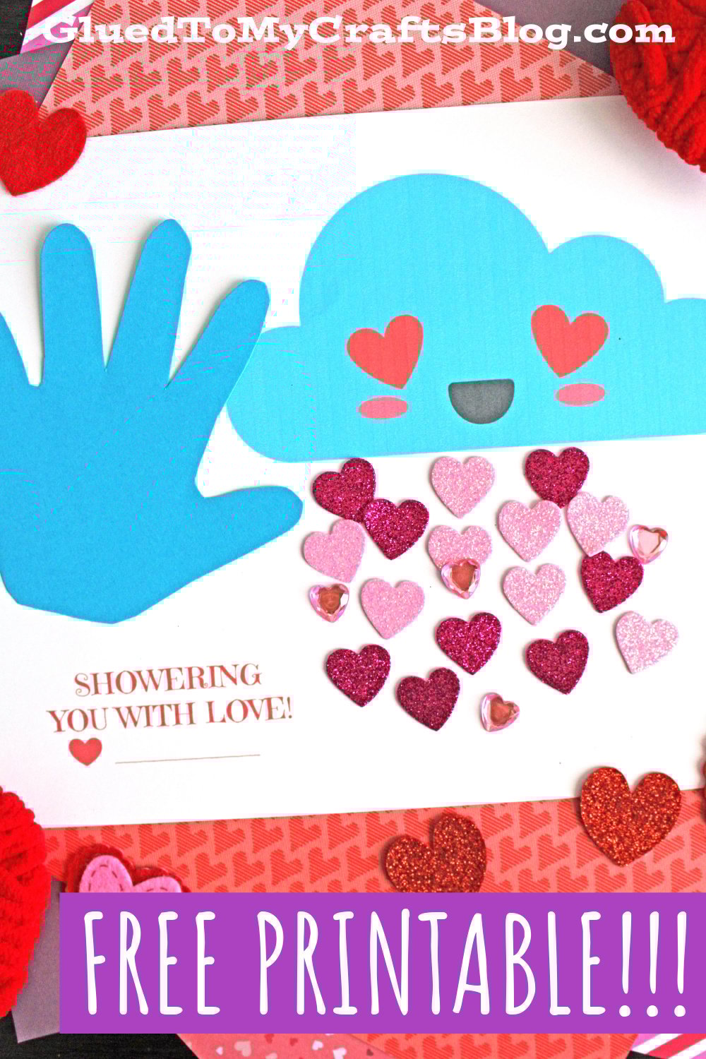 Showering You With Love Craft Idea For Kids