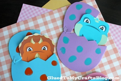 Hatching Baby Dinosaur Craft Idea For Kids
