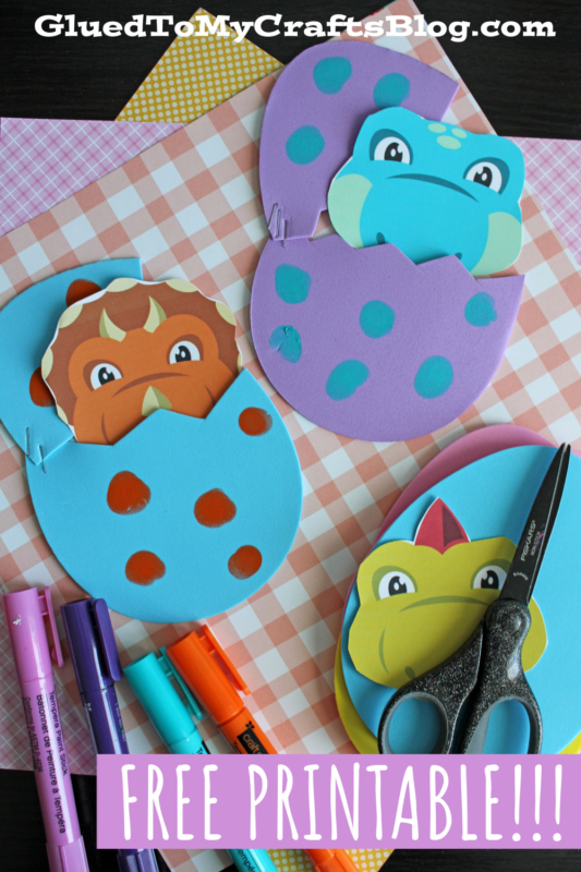 Hatching Baby Dinosaur Craft Idea For Kids