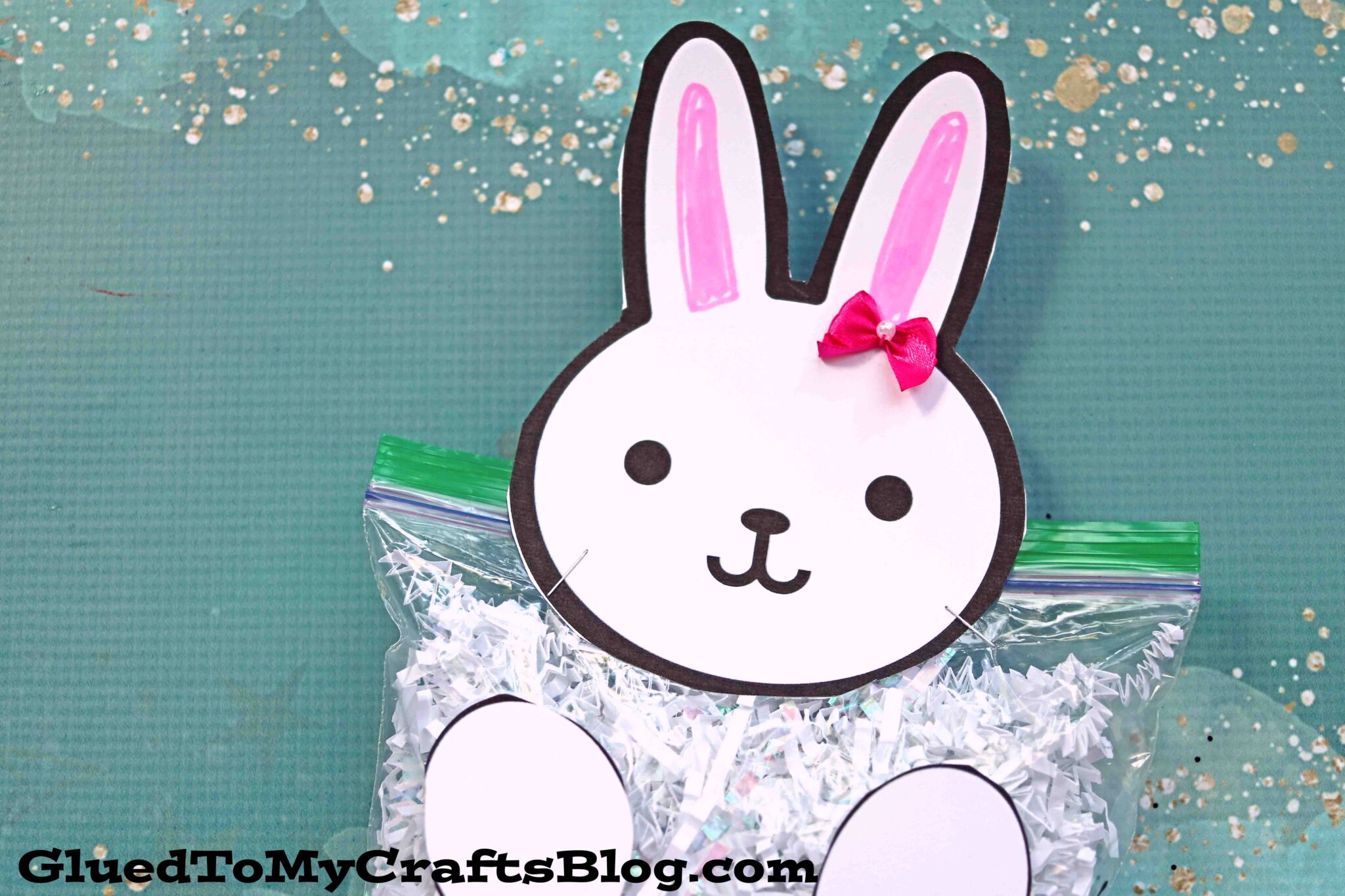 Crinkle Paper Bunny Craft Idea