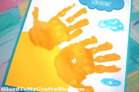 Handprint "You Are My Sunshine" Keepsake