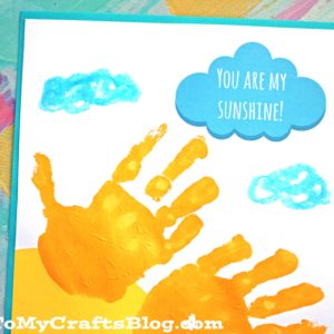 Paper & Popsicle Stick Sunshine Craft