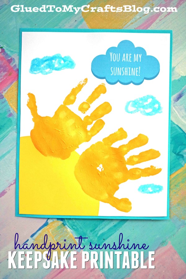 Handprint "You Are My Sunshine" Keepsake